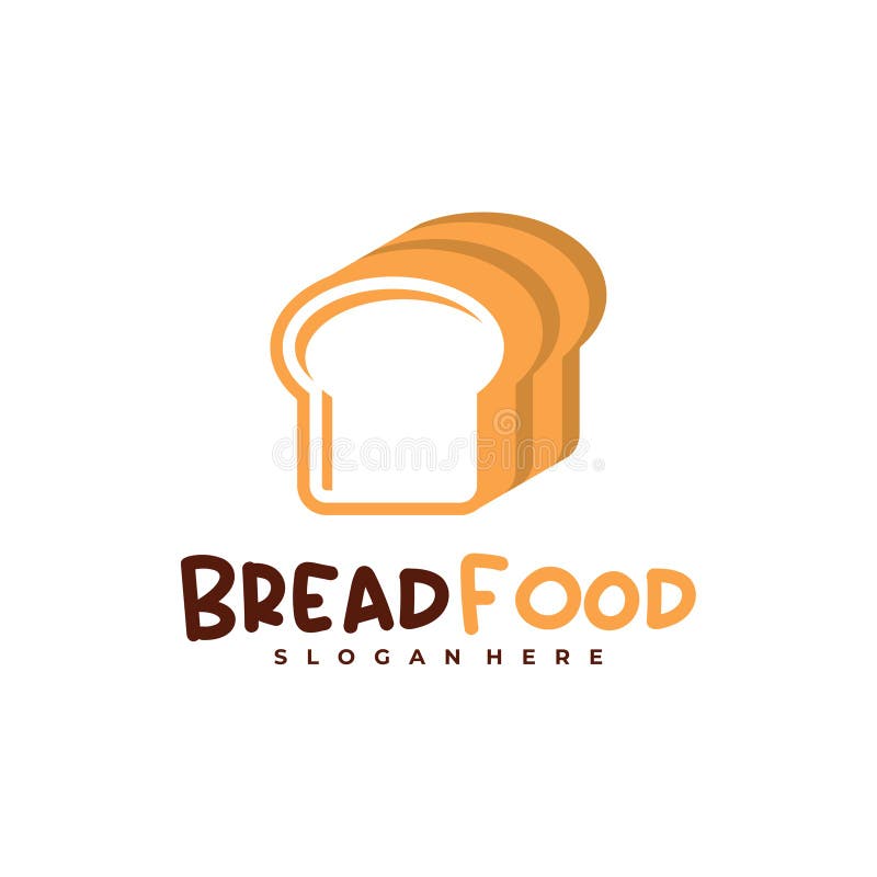 Bread Food Logo Vector Template, Creative Bread Logo Design Concepts ...