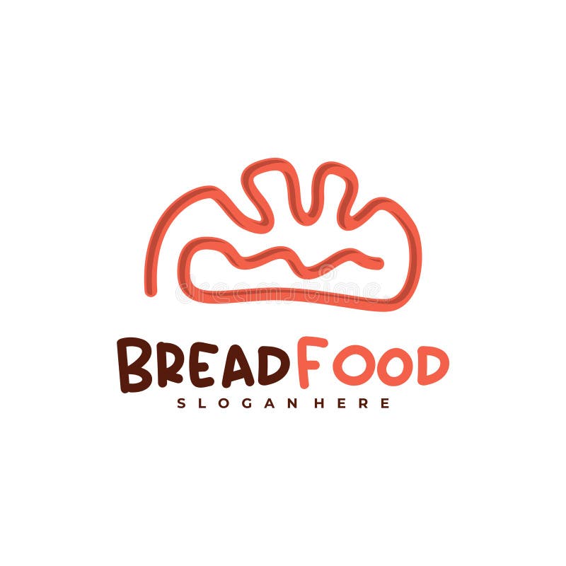 Bread Food Logo Vector Template, Creative Bread Logo Design Concepts ...