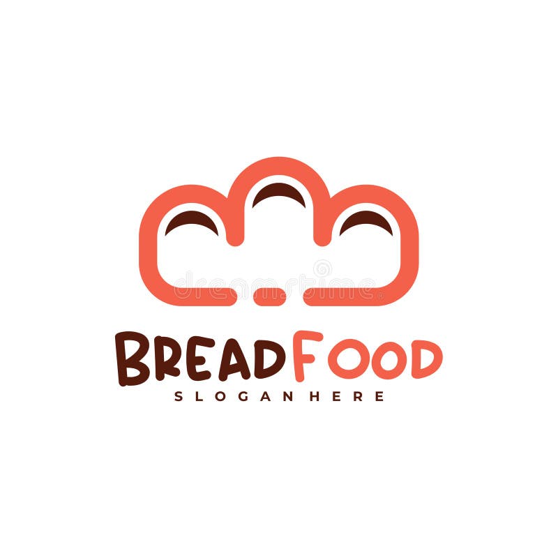 Bread Food Logo Vector Template, Creative Bread Logo Design Concepts ...