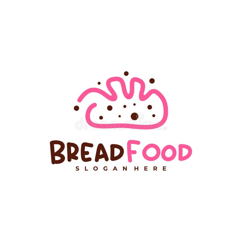 Bread Food Logo Vector Template, Creative Bread Logo Design Concepts ...