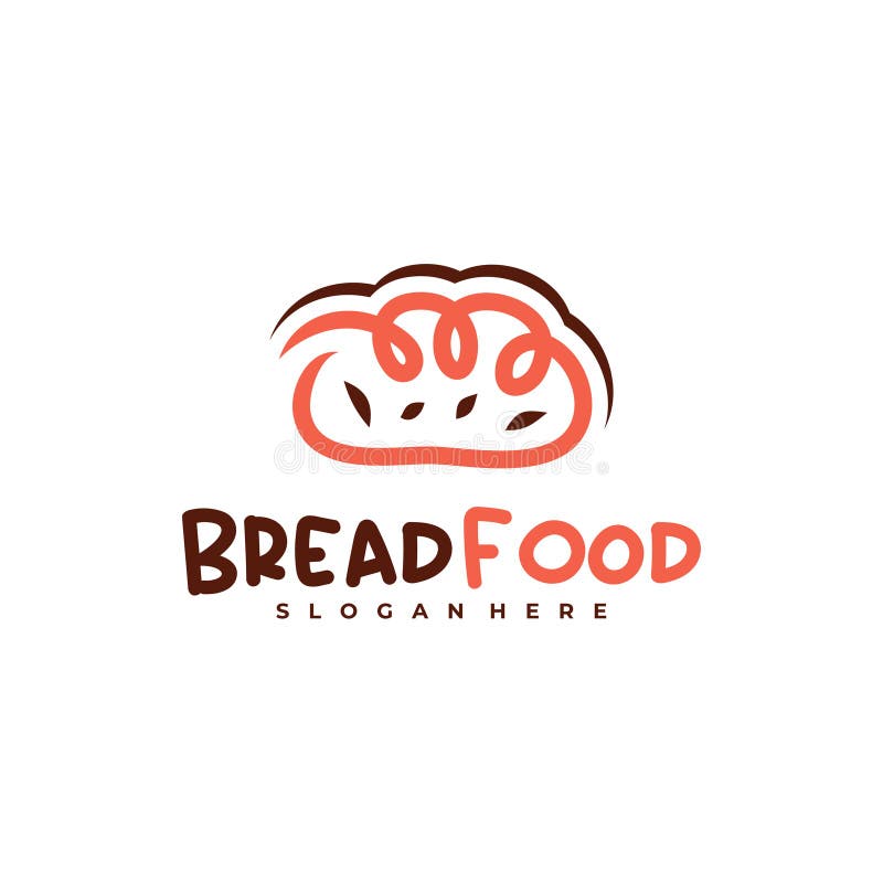 Bread Food Logo Vector Template, Creative Bread Logo Design Concepts ...