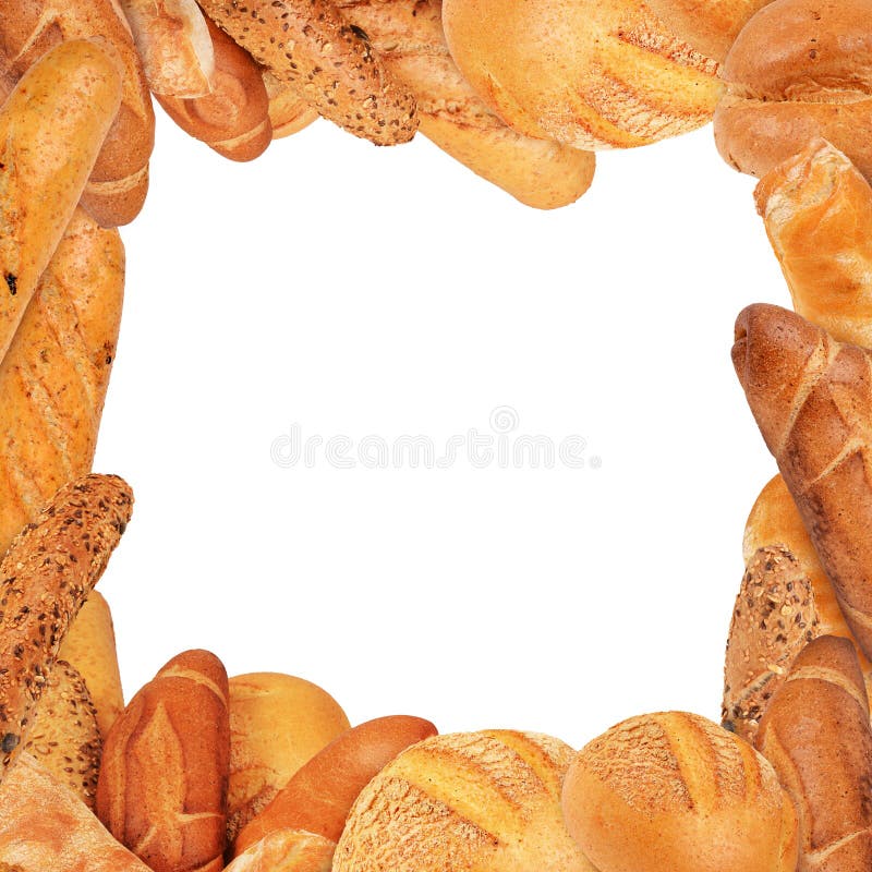 Bread frame stock photo. Image of gold, border, baked - 29574588