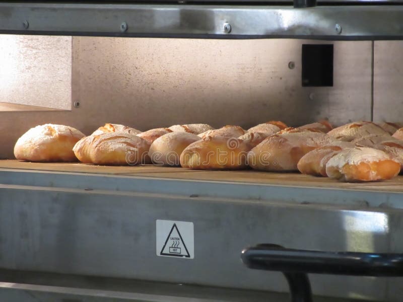 Bread Freshly Made into the Oven Stock Photo - Image of dining, warm ...