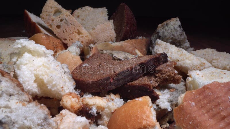 Bread Goes To Waste. Oversupply of Bread, Leftover Bread. the Baked ...