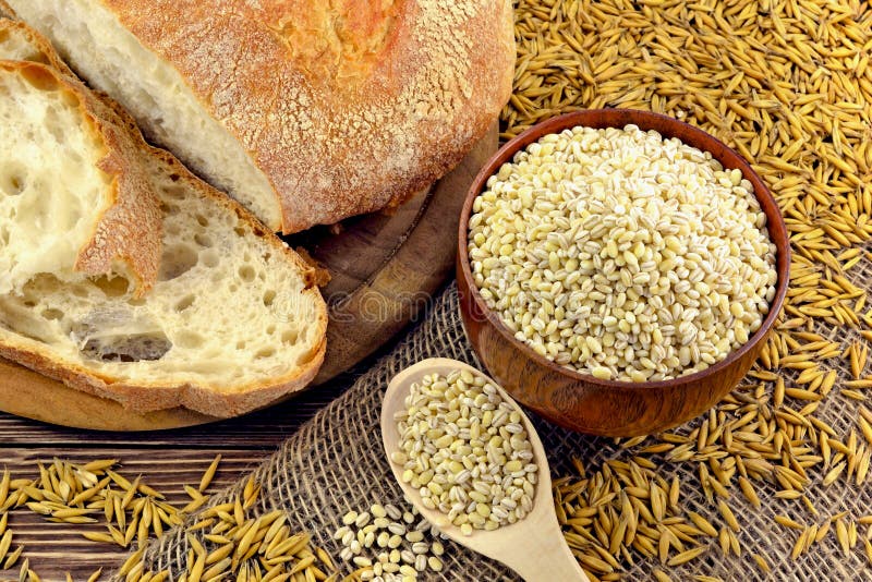 Bread and grains stock photo. Image of board, wheat, processing - 66080918