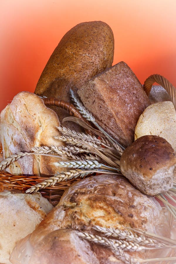 Bread and grains stock image. Image of gourmet, isolated - 32479571