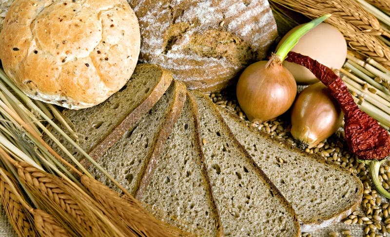 Bread group 2 stock image. Image of healthy, organic, brown - 8439447