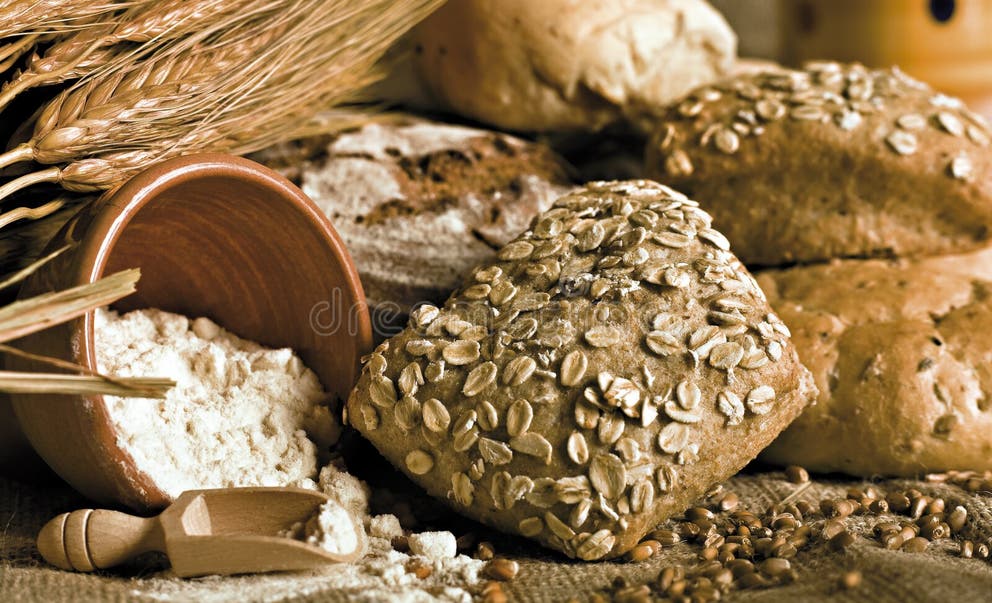 Bread group stock photo. Image of brown, carbohydrate - 8439328