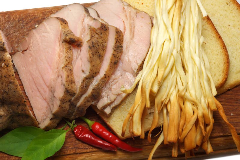 Bread And Ham And Cheese Picture. Image: 6861960