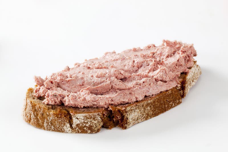 Bread and ham spread stock photo. Image of spread, studio - 60831486