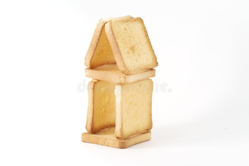 Bread house stock image. Image of toast, cook, food, house - 17454863