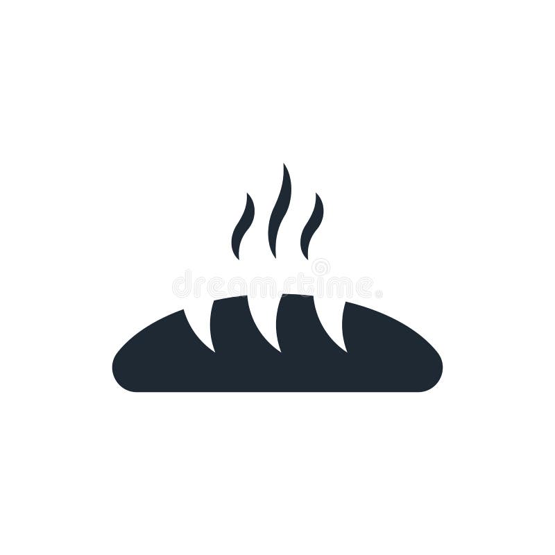 Bread icon bakery logo stock vector. Illustration of cupcake - 189114966