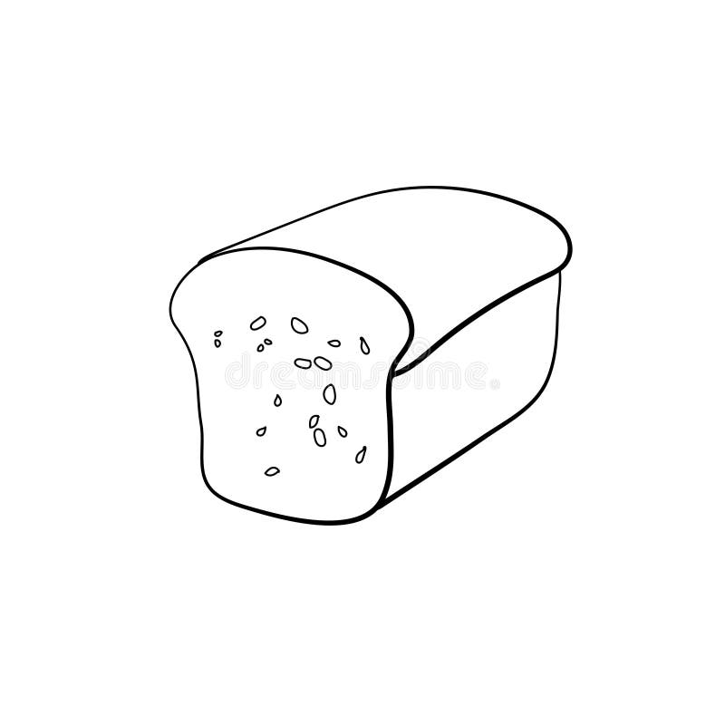 Bread Icon Sign. Bakery Product Icon Stock Vector - Illustration of ...