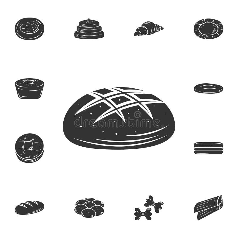 Bread Icon. Simple Element Illustration. Bread Symbol Design from ...