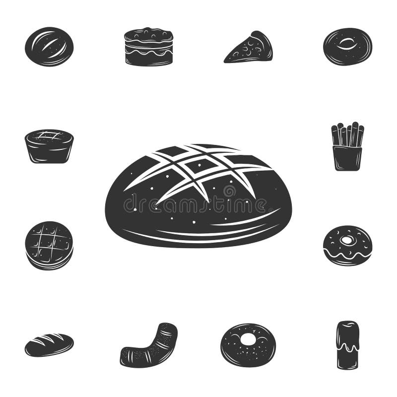 Bread Icon. Simple Element Illustration. Bread Symbol Design from ...