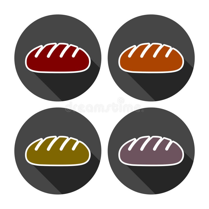 Bread Icon Vector, Bread Icon Vector Illustration Stock Vector ...