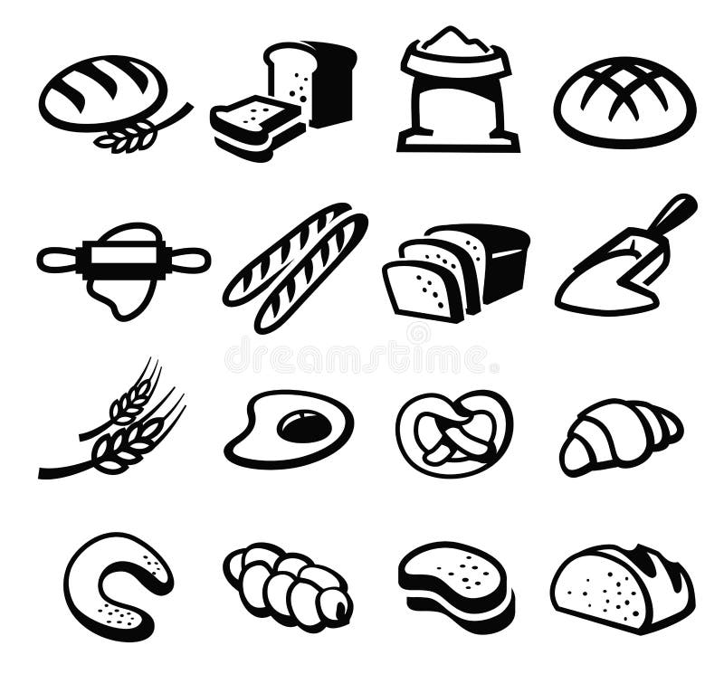 Bread Icon Stock Illustrations – 104,928 Bread Icon Stock Illustrations ...