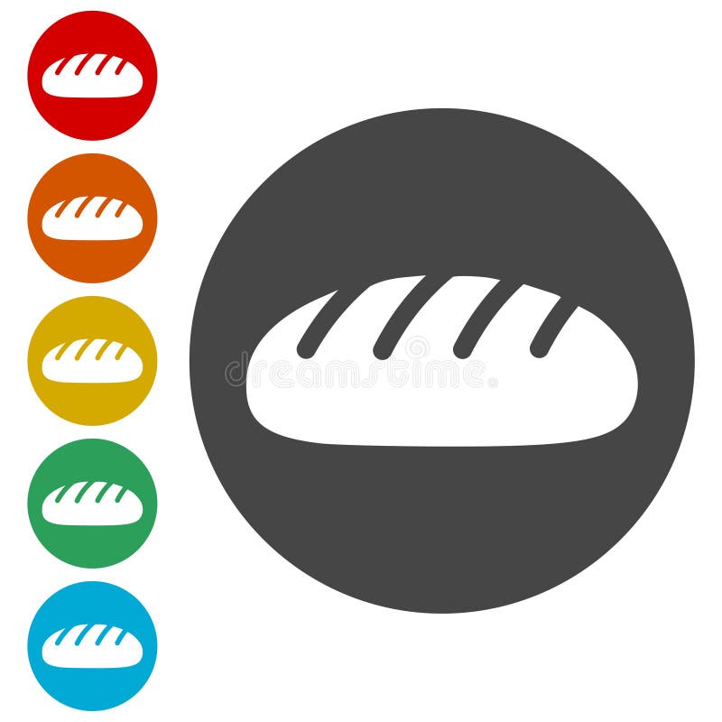 Bread Icon Vector, Bread Icon Vector Illustration Stock Vector ...