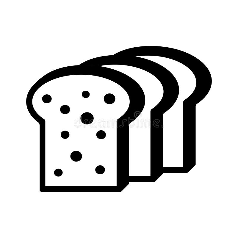 Bread Illustration Vector Design Template Basic RGB Stock Illustration ...