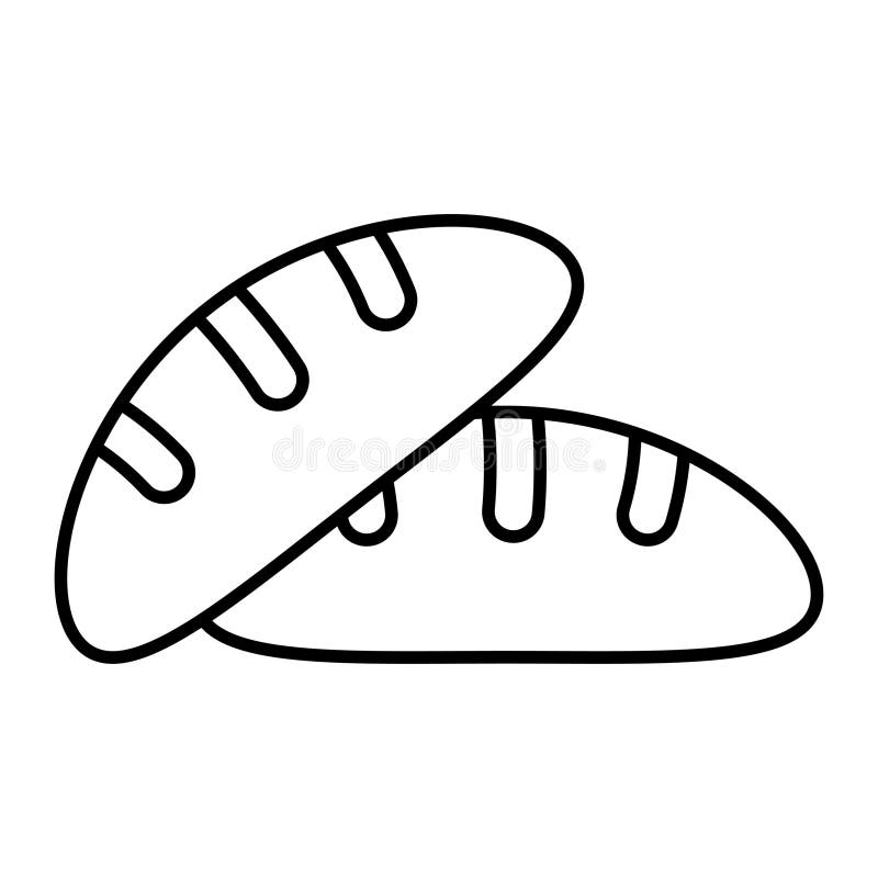 Bread Icon Vector Design Template Basic RGB Stock Illustration ...