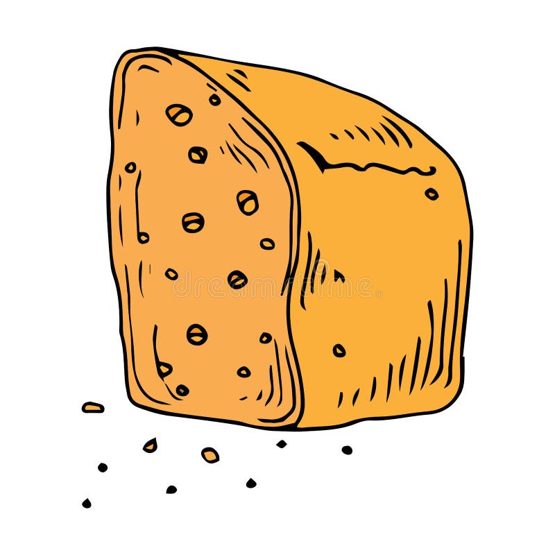 Bread Icon. Vector Illustration of Bread. Hand Drawn Bread Stock Vector ...