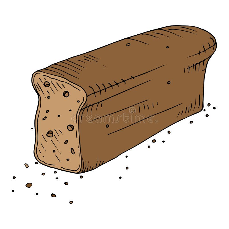 Bread Icon. Vector Illustration of Bread. Hand Drawn Bread Stock Vector ...