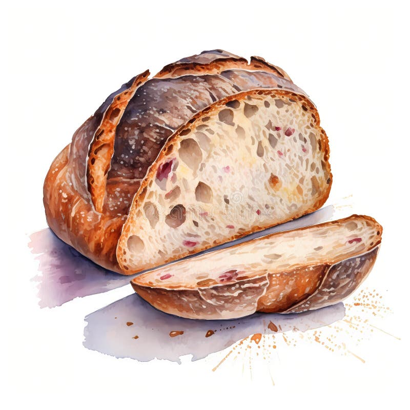Bread Illustration, Realistic Bread, Bread Shop Stock Illustration ...