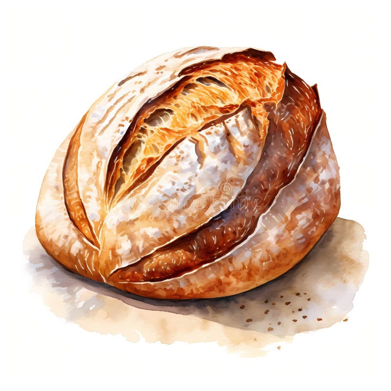 Bread Illustration, Realistic Bread, Bread Shop Stock Illustration ...