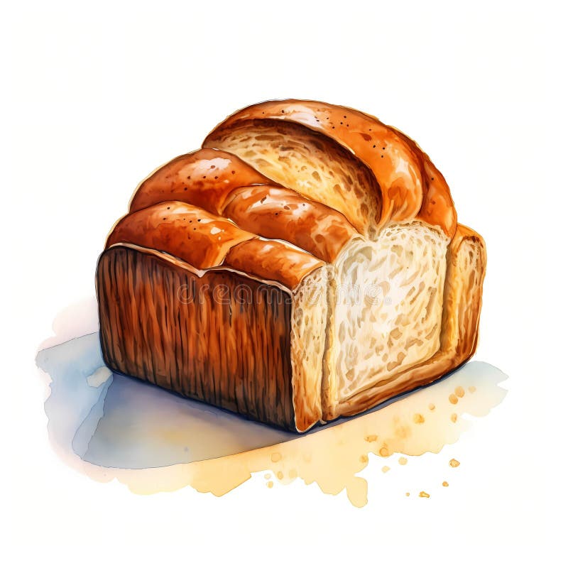 Bread Illustration, Realistic Bread, Bread Shop Stock Illustration ...