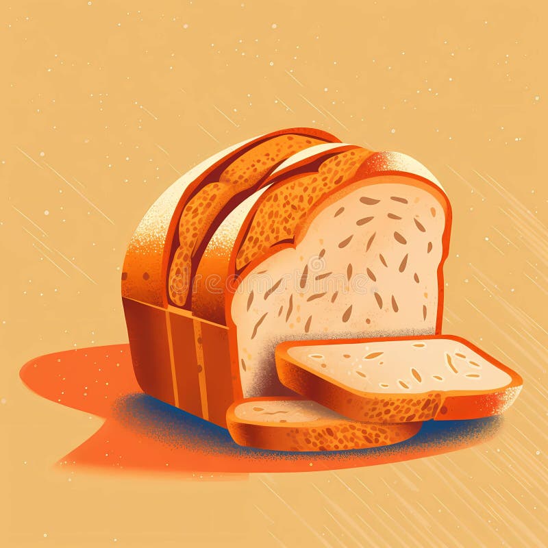 Bread Illustration, Realistic Bread, Bread Shop Stock Illustration ...