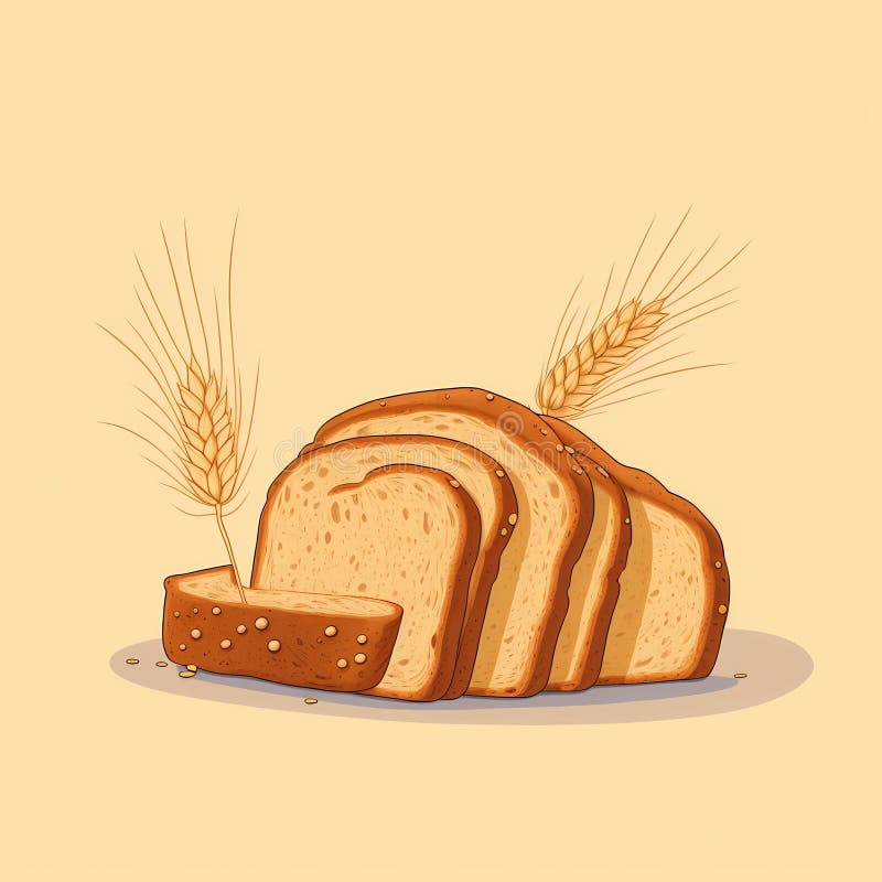 Bread Illustration, Realistic Bread, Bread Shop Stock Illustration ...