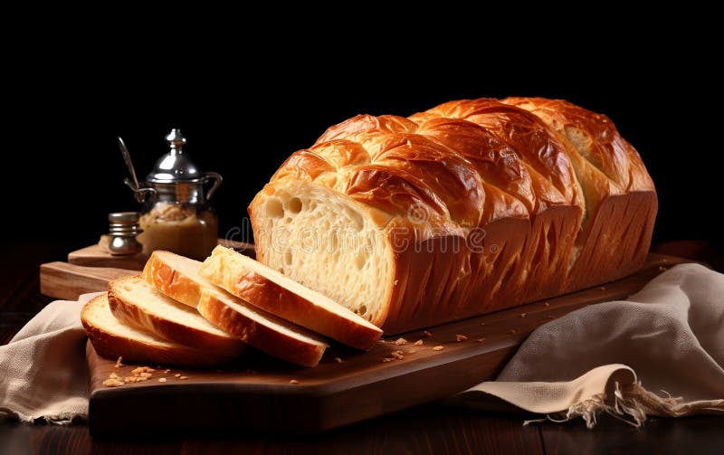 Bread Isolated: Focus on Pure Simplicity. Generative by Ai Stock ...