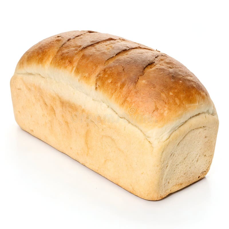 Bread Isolated on White Background Stock Illustration - Illustration of food, recipes: 355997366