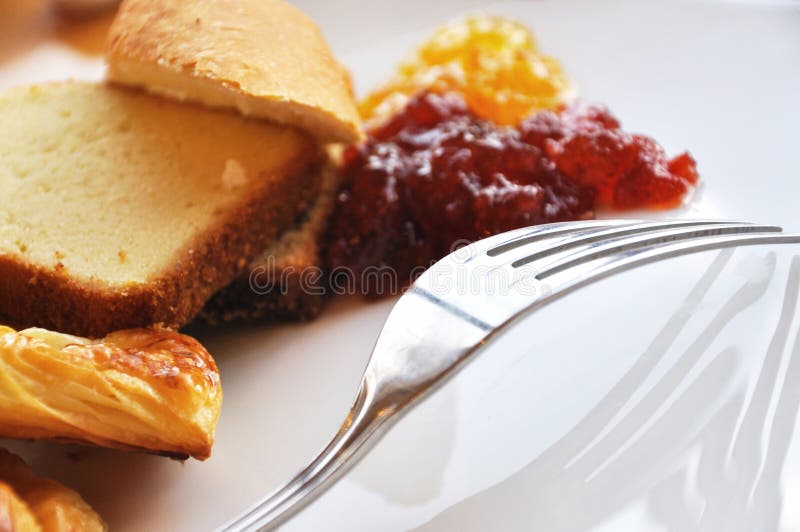 Bread and jam stock photo. Image of eating, hungry, dishware - 15468992