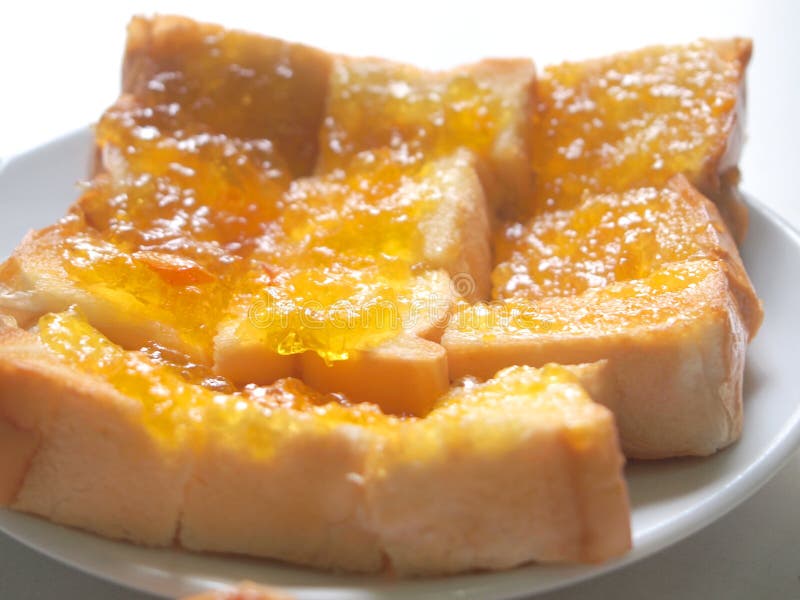 Bread with jam stock image. Image of nutrition, crisp - 158324761