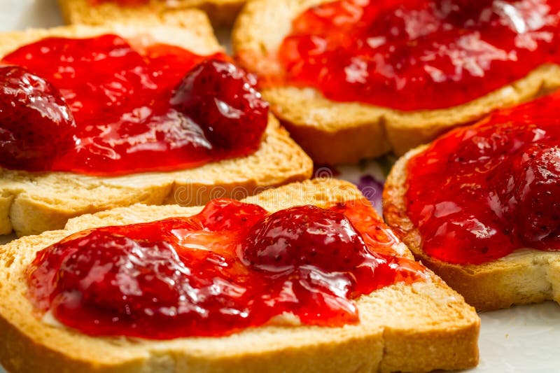 Bread and Jam stock image. Image of lashings, bright - 305882979