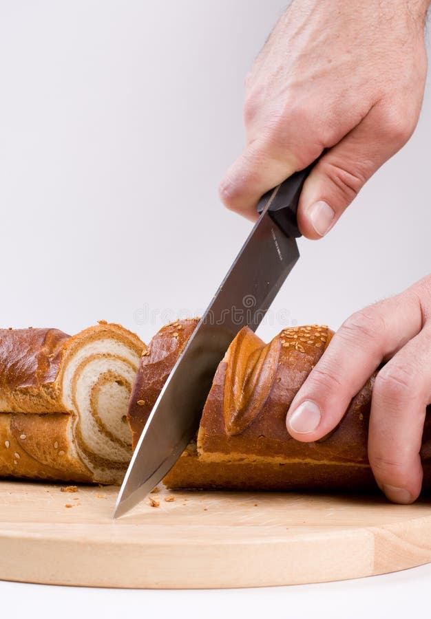 Bread and knife stock image. Image of cereal, bake, healthful - 2754329