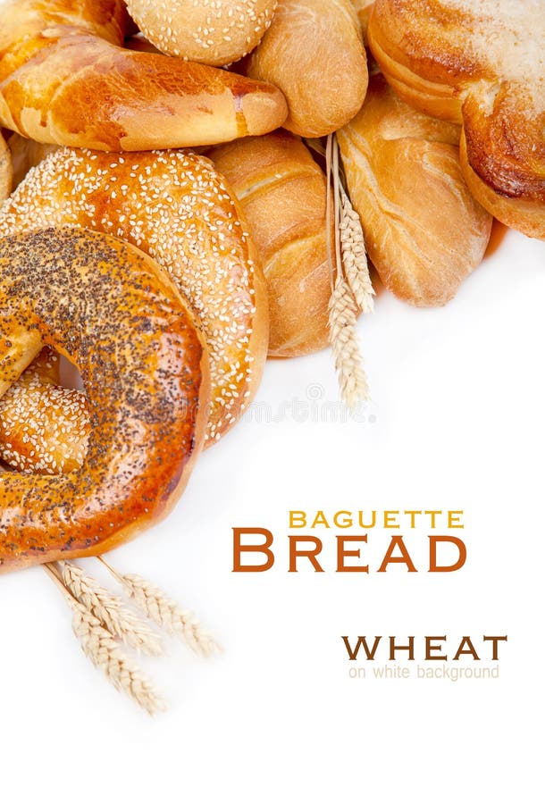 Bread, Loaf, Baguette, Bagel, Wheat Stock Image - Image of fresh, seed ...