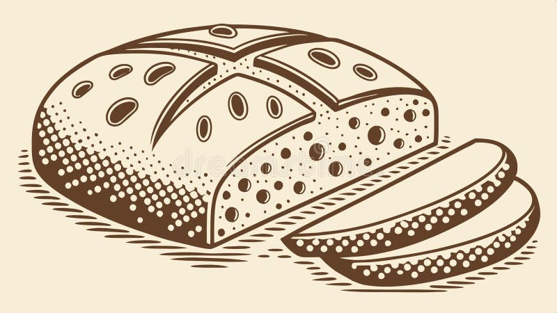 Bread Loaf Design Element for Bakery and Food Themes Vector Design ...