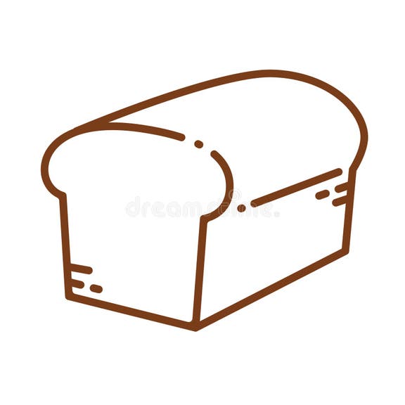 Bread loaf icon. Vector stock illustration. Illustration of loaf ...