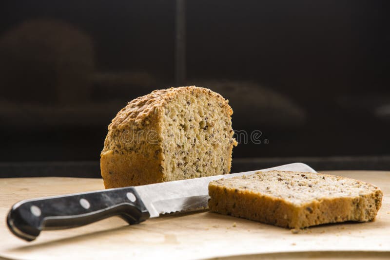 Bread loaf and slice stock image. Image of fresh, bread - 27229231