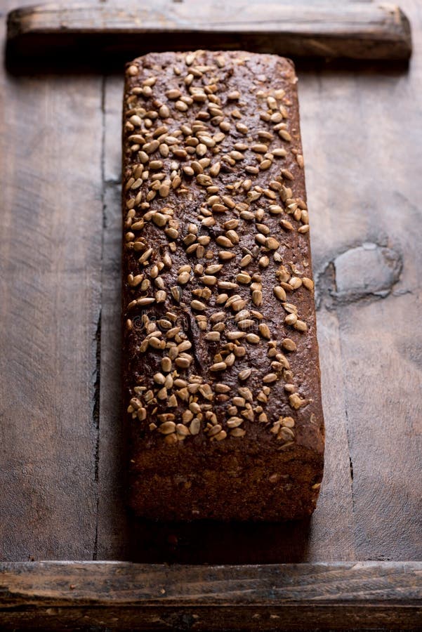 Bread loaf top view stock image. Image of black, kitchen - 59876643