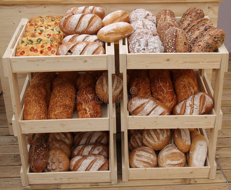 Bread Loaves. stock photo. Image of fresh, snack, display - 71329096