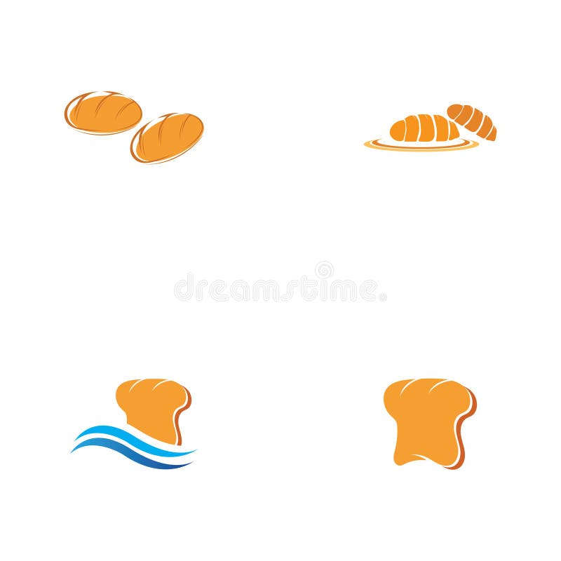 Bread Logo Images Illustration Design Stock Vector - Illustration of ...