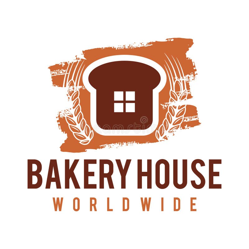 Bread Cafe Logo Vector Icon Illustration, Badge Bakery Cafe Logo Stock ...