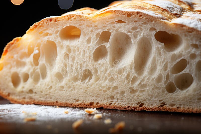 Bread Made only from Egg Whites, Sugar and Cornstarch Stock ...