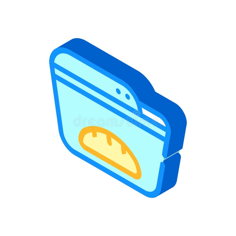 Bread Maker Isometric Icon Vector Symbol Illustration Stock Vector ...