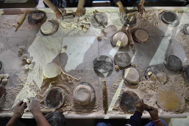 Bread making detail stock image. Image of alley, posing - 110448481