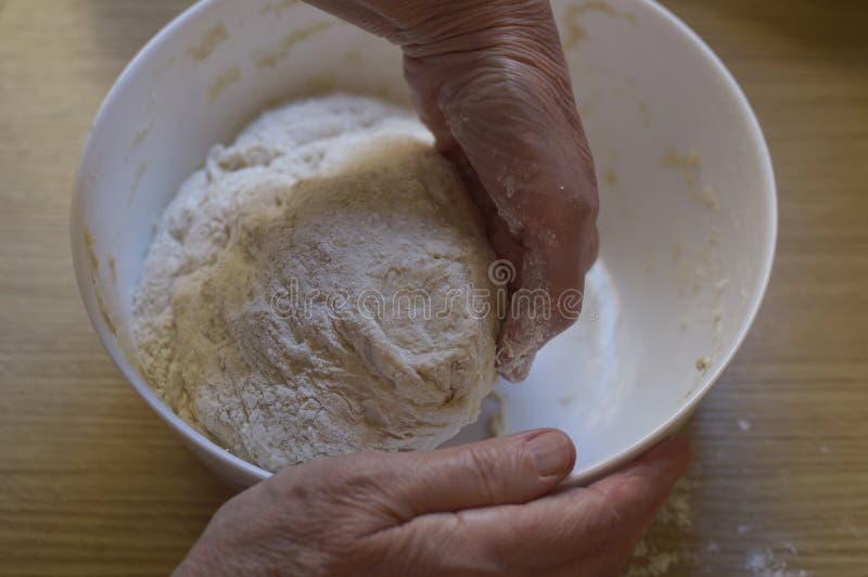 Bread making process stock image. Image of ingredients - 316945785