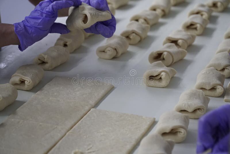 Bread making process. stock image. Image of preparing - 100972545